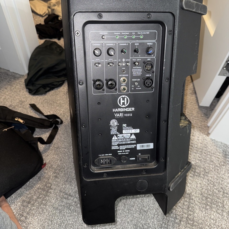 Harbinger VARI V2312 12" Powered 2-Way Loudspeaker | eBay
