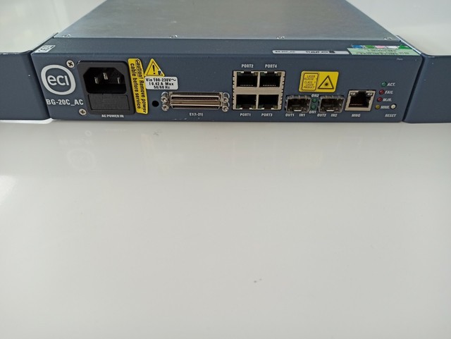 ECI Bg-20c AC Miniature MSPP Powerful TDM Aggregation & Carrier Class ...