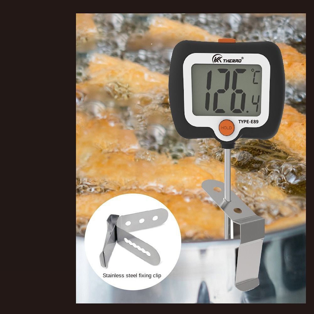 LCD Display Digital Thermometer Cooking Oil Thermometer Kitchen ...