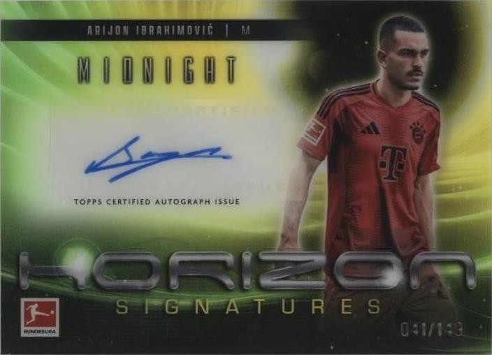 2024-25 Topps Midnight Bundesliga - Horizon Signatures Arijon ...