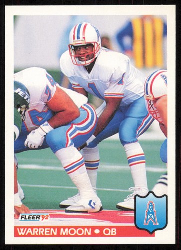 1992 Fleer #153 Warren Moon Houston Oilers Card | eBay