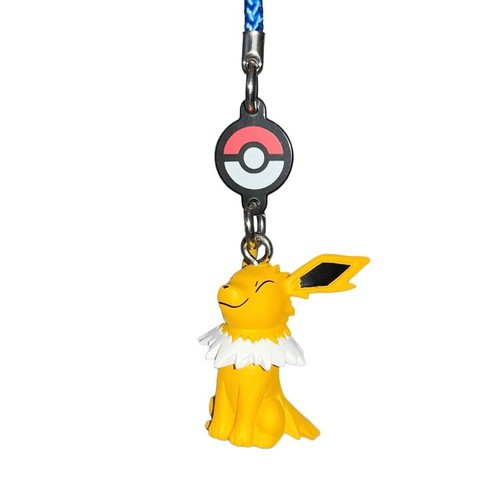 NEW Pokemon TOMY Jolteon Figure Keychain Charm Eeveelutions Dangler ...