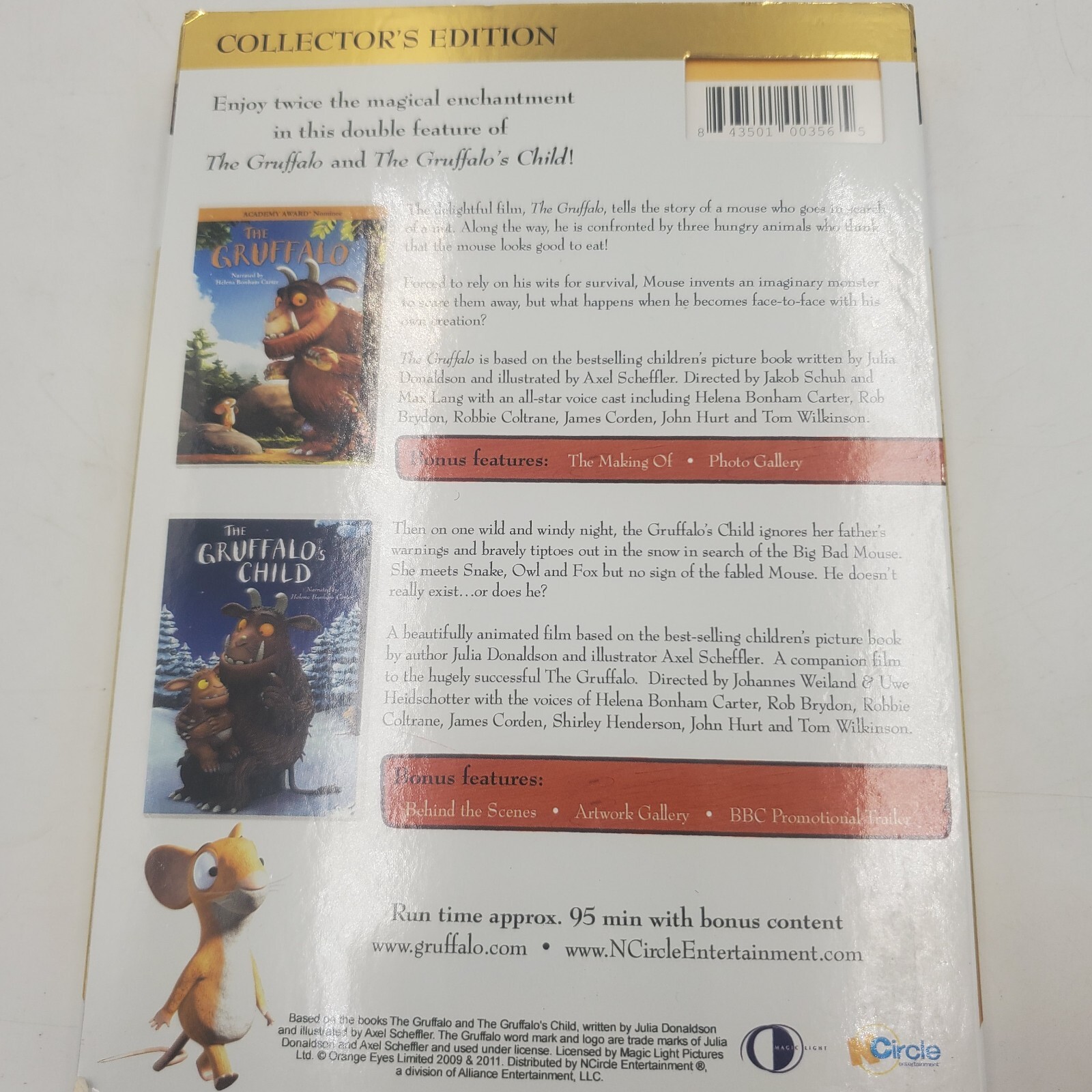 The Gruffalo/The Gruffalos Child (DVD, 2015) for sale online | eBay