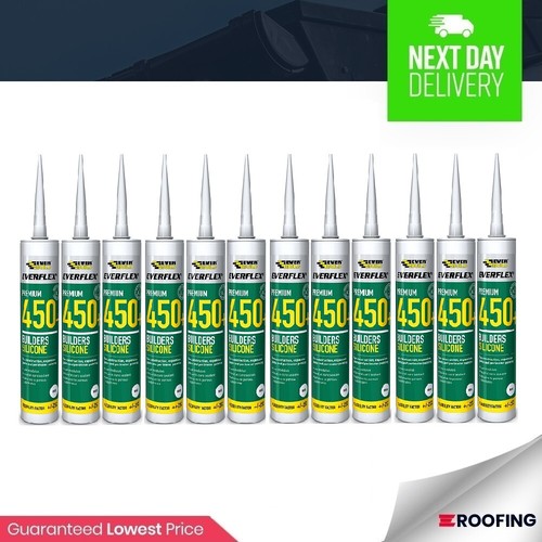 12x Everflex Premium+ 450 Builders Silicone - Everbuild - Available in ...