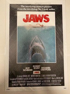 Jaws Roger Kastel Movie Film Poster Lithograph Print Art Spot UV 355 ...