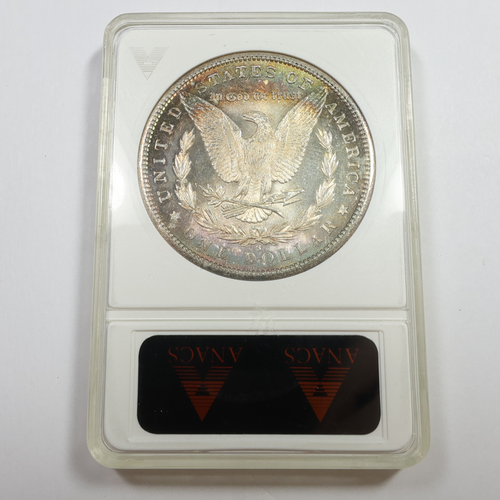 1881 S ANACS Soap Box MS65 - Toned Morgan Dollar $1 US Coin #54588A | eBay