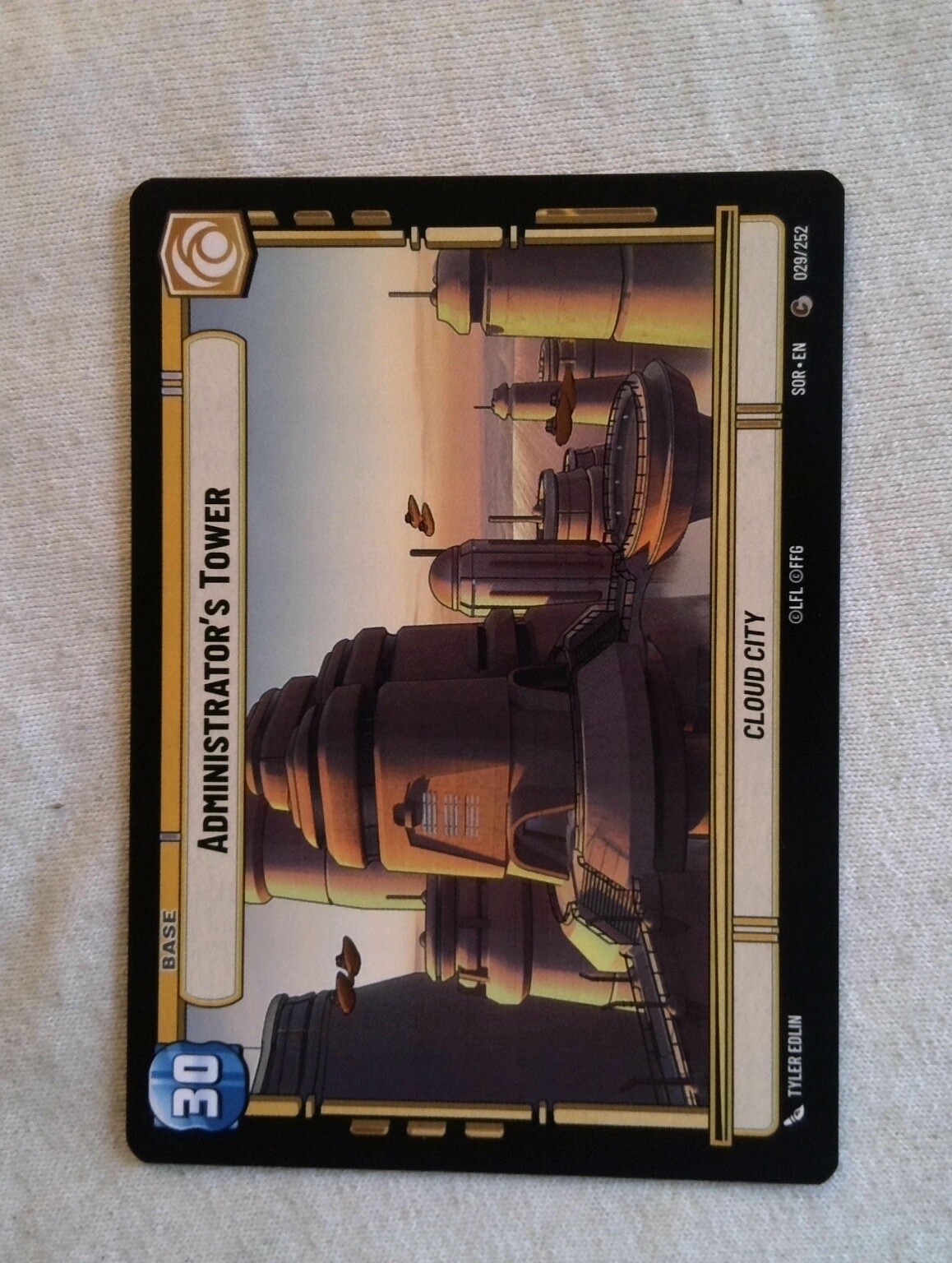 Administrator's Tower, Star Wars Unlimited: SOR, Ungraded, NM Condition ...