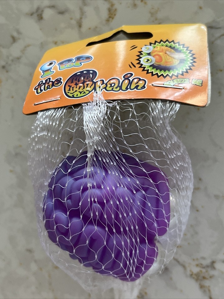 Warm Fuzzy Toys Poppin' Peeper "Brain" Fidget Toy | eBay