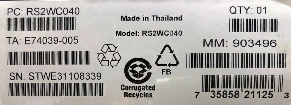 Intel RS2WC040 6 Gb/s SAS/SATA RAID Controller NEW OPEN BOX | eBay