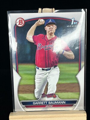 Garrett Baumann #BD-172 - 2023 Bowman Draft - Atlanta Braves | eBay