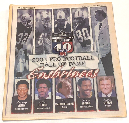 Hank Stram 2003 Pro Football Hall of Fame Enshrinee Canton Ohio ...