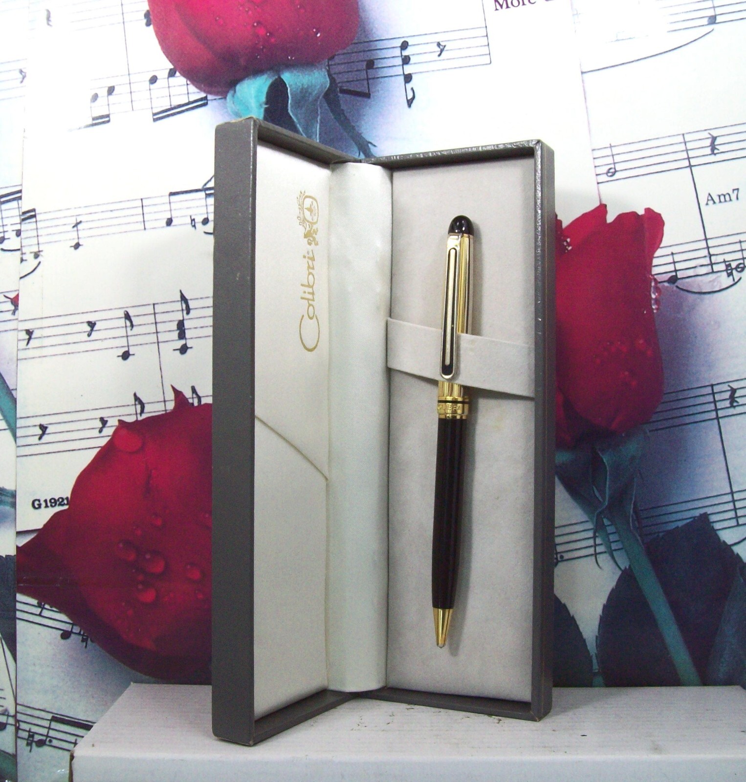 Colibri Le Grand Black Gold Ballpoint Pen | eBay