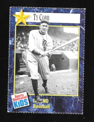 TY COBB Rare Detroit Tigers Legend 1991 MLB Sports Illustrated for Kids ...