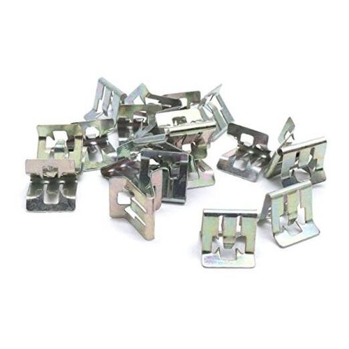 Metal Trim Clips, Car Dashboard Fastener Retainer, Zinc Plated, Pack of ...