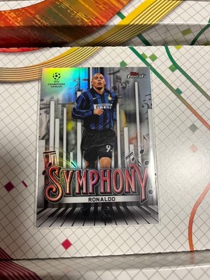 Cristiano Ronaldo R9 Inter Milan 2024 Topps Finest UEFA Insert Card ...