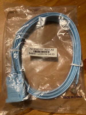 Cisco Console Cable - Serial DB9 to RJ45 Console Cable - PN 72-3383-01 ...