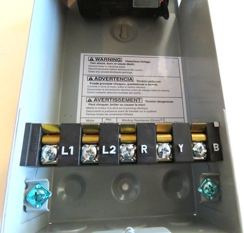 GOULDS CentriPro 3/4 HP 230V CONTROL BOX SUBMERSIBLE WATER WELL PUMP ...