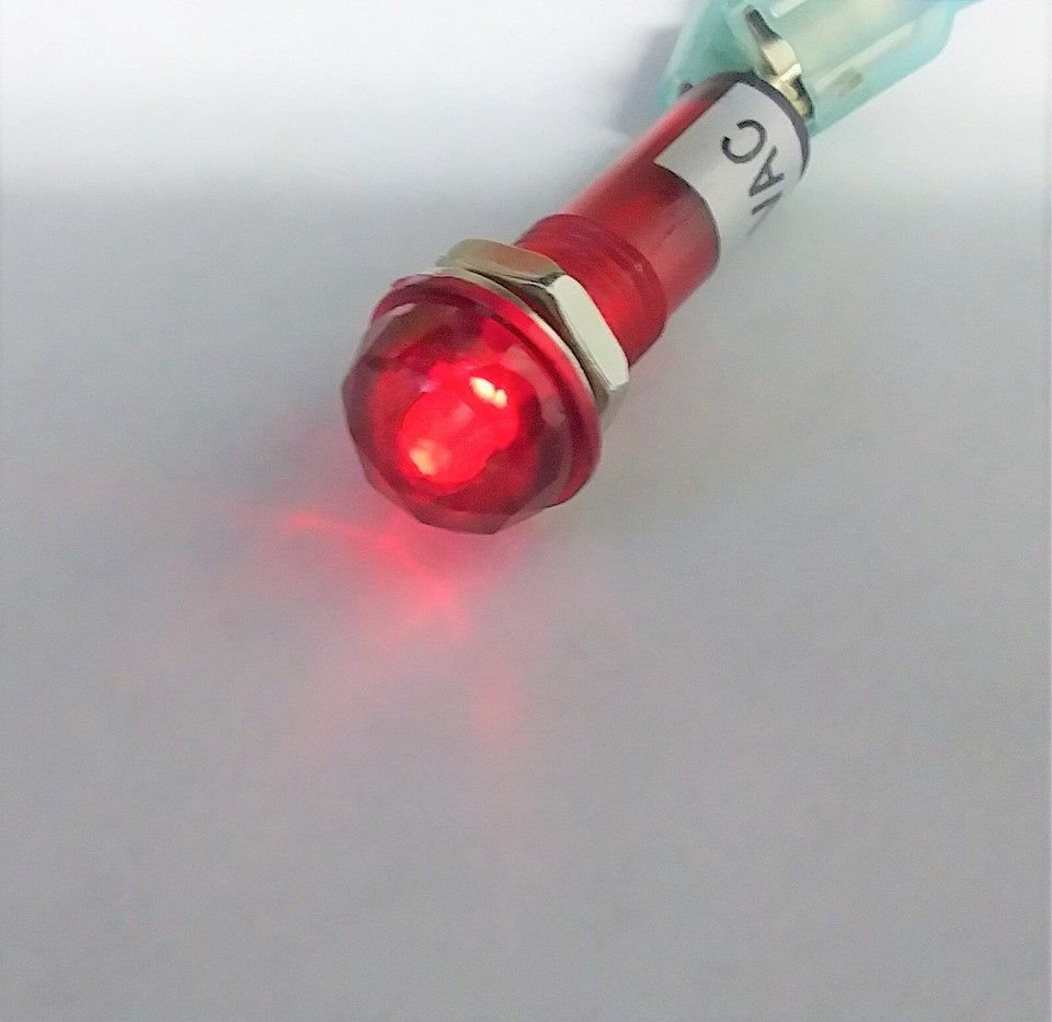 BBT Marine Grade 120 volt Red LED Jewel Indicator Light | eBay