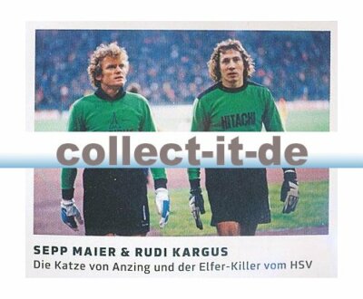 Panini 11 Freunde Fußball Klassiker - Sticker 85 - Sepp Maier & Rudi ...