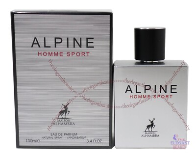 Alpine Homme Sport By Maison Alhambra 3.4oz/100ml Edp Spray For Men New ...