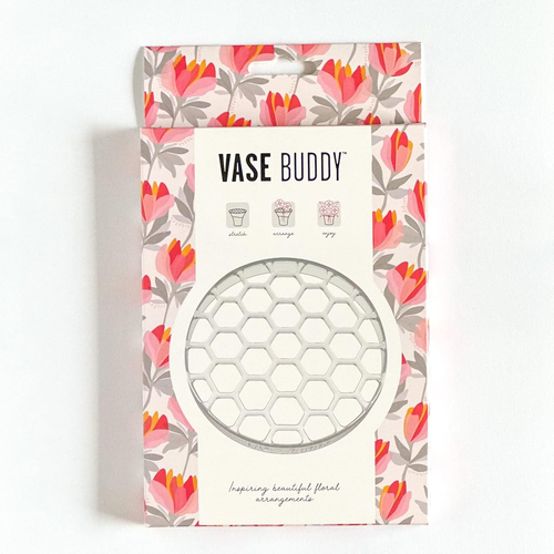 Vase Buddy, Reusable Silicone Flower Arranging Grid, Stretches over the ...