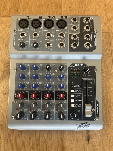 Peavey PV6 6 Channel Mixer. Excellent Condition | eBay UK