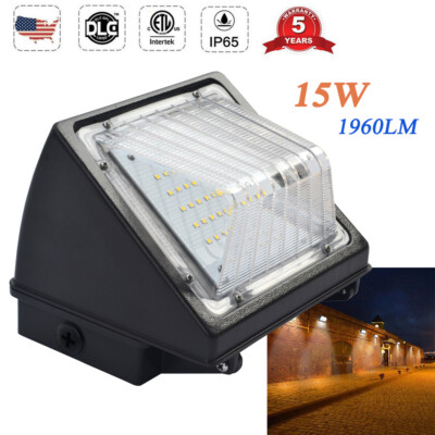 15Watt LED Wall Pack Mount Light Fixture Outdoor IP65 Commercial Led ...