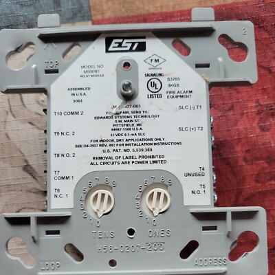 M500RF EST Edwards Control Module Fire *3A. EUC!! | eBay