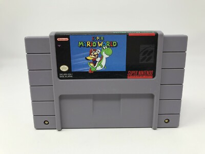 Super Mario World - Super Nintendo SNES - Game Cart only - SNS-MW-USA-1 ...