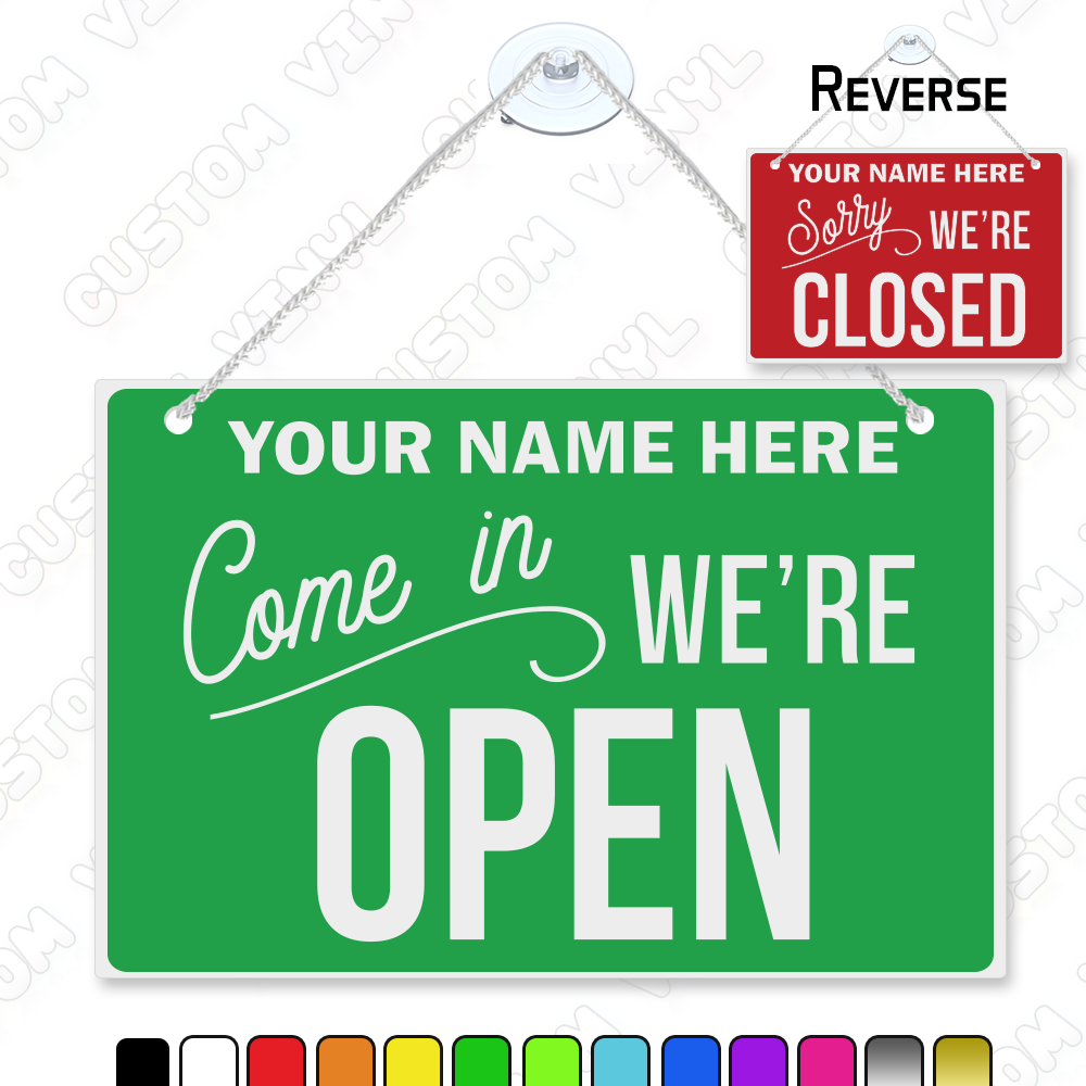 Open Closed Sign Printable Advantus Open/Closed Sign With Clock 1