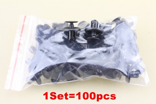 100 Pcs Engine Under Cover Push Type Retainer Clips For Toyota Lexus ...