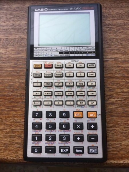 Boxed Vintage Casio Graphic Scientific Calculator Fx-7000g FX7000G ...