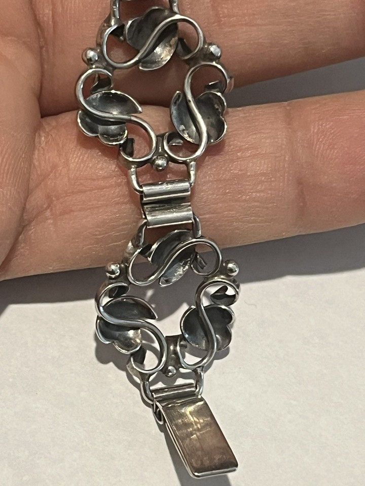 Vintage SCANDINAVIAN Modernist JOHN L Lauritzen DENMARK STERLING Silver ...
