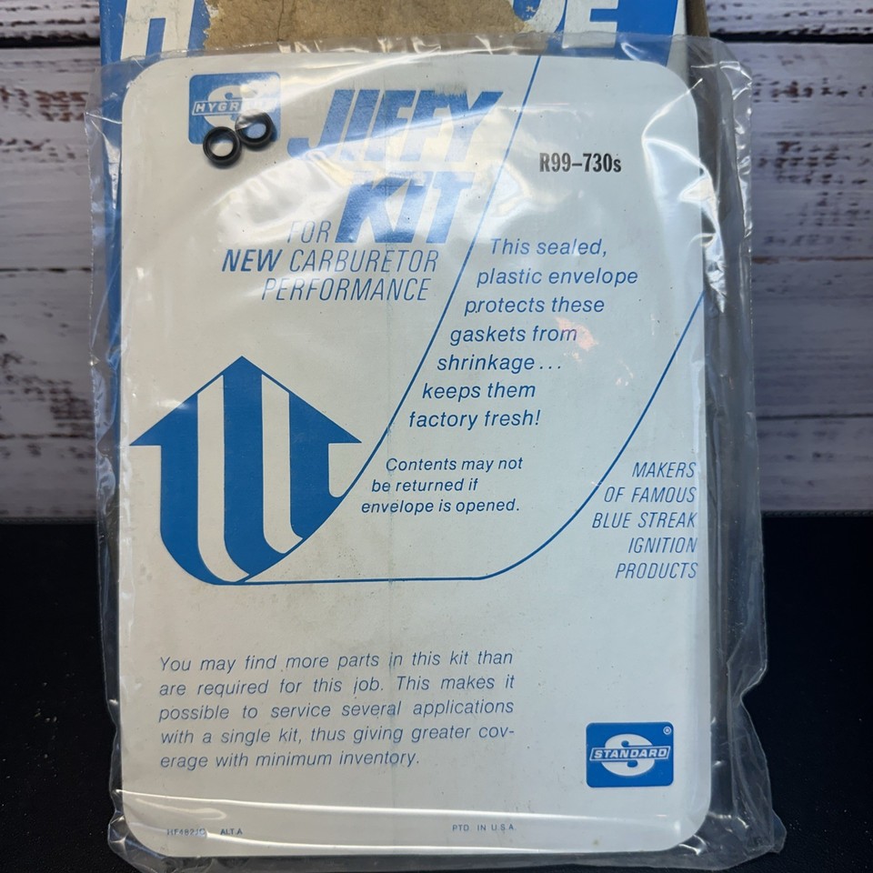 Hygrade Carb Rebuild Kit 1520 Rochester 4 Barrel Type 4MV-M4MC, M4ME ...