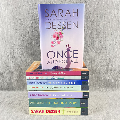 Sarah Dessen Paperback Book Lot of 8 YA Contemporary Romance | eBay