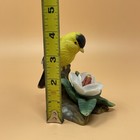 Vintage Porcelain Bird Figurine American Goldfinch Ceramic, Magnolia ...