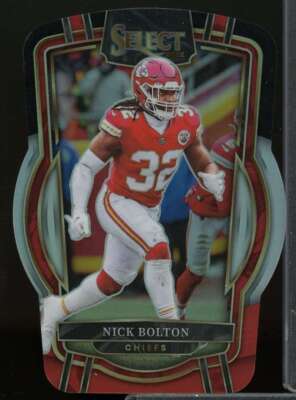 Nick Bolton Card 2022 Select Prizm Black and Red Die Cut #253 | eBay