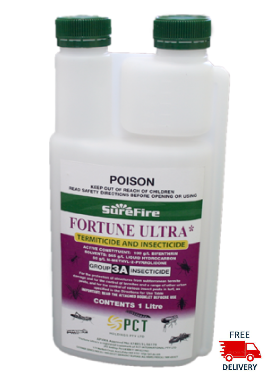Fortune Ultra 1LTR Termite & Insect Ant Spray Bifenthrin **FREE POST ...