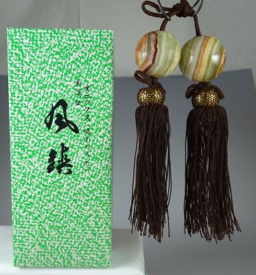 YA203 FUCHIN weight for hanging scrolls Japanese Stone Kakejiku Art ...