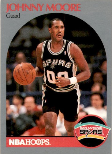 1990-91 Hoops Johnny Moore #269 San Antonio Spurs | eBay