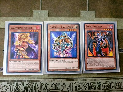 YUGIOH MAGICIANS VALKYRIA + DARK VALKYRIA + VALKYRIAN KNIGHT LDK2 ...