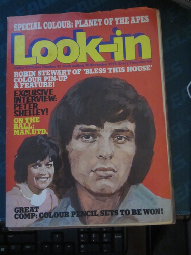 Look-In Magazine November 1974 Robin Stewart of Bless This House Planet ...