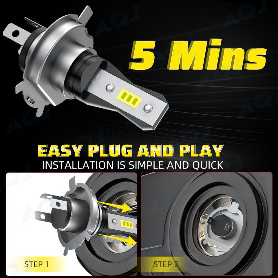 Pair For 82-93 Chevy S10 Blazer GMC S15 7X6" Sealed LED Headlights Hi ...