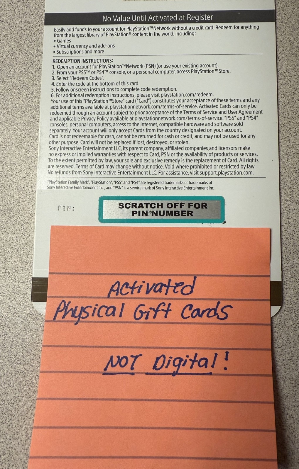 PlayStation Store $25 Gift Card PS5, PS4 | eBay