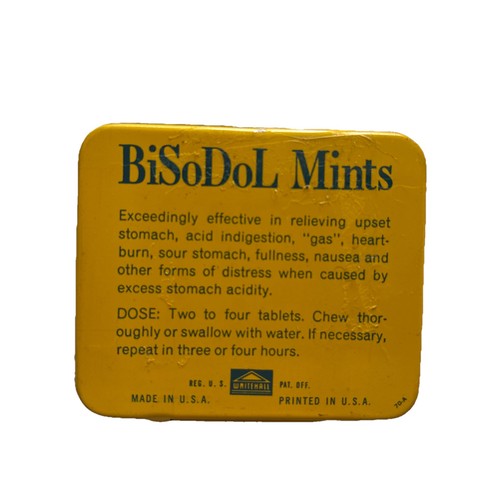 Vintage Bisodol Mints Tablets Tin Full Sealed | eBay