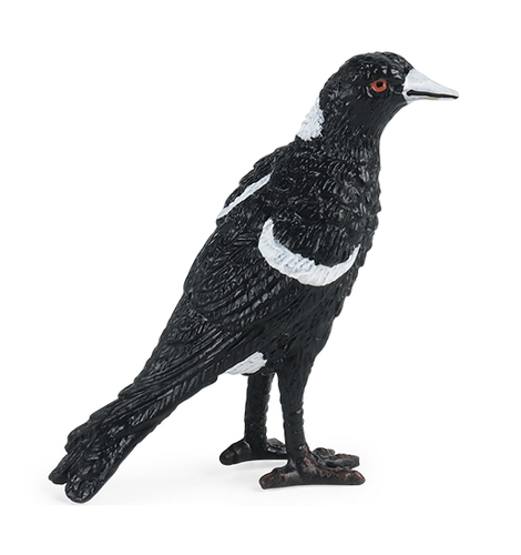 6cm Mini Common Magpie Bird PVC Toy Wild Animal Figure Doll Kids Gift ...