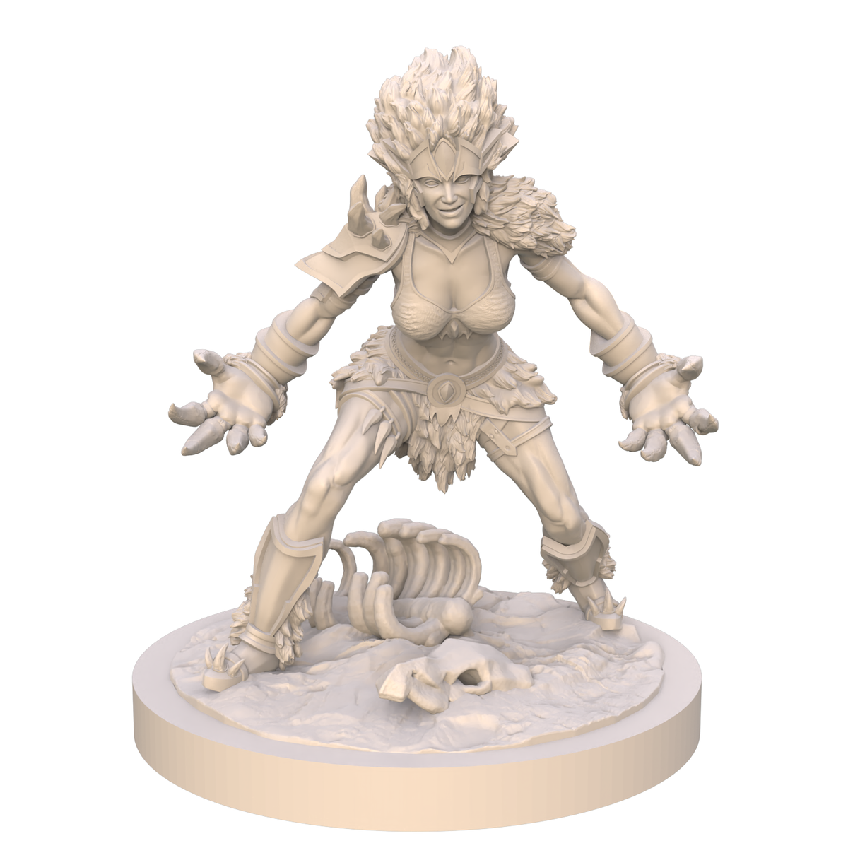 Rks3d Buy Sylva Clawed Wildheart Barbarian Female 8K D&d/pathfinder