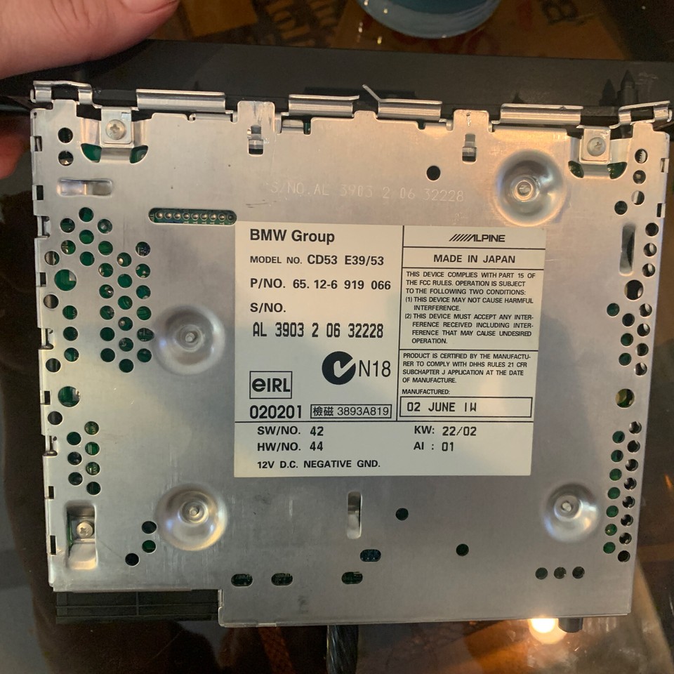 BMW Group Radio CD53 E39/53 Business CD with Radio OEM | eBay