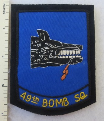 US AIR FORCE 49th BOMB SQUADRON PATCH Custom Made for USAF VETERANS | eBay
