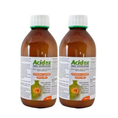 Acidex Oral Suspension Peppermint 500ml | Effective Acid Reflux Relief ...